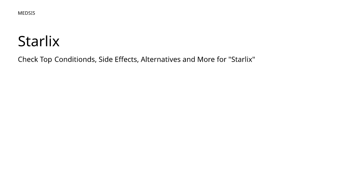 Starlix – meds.is